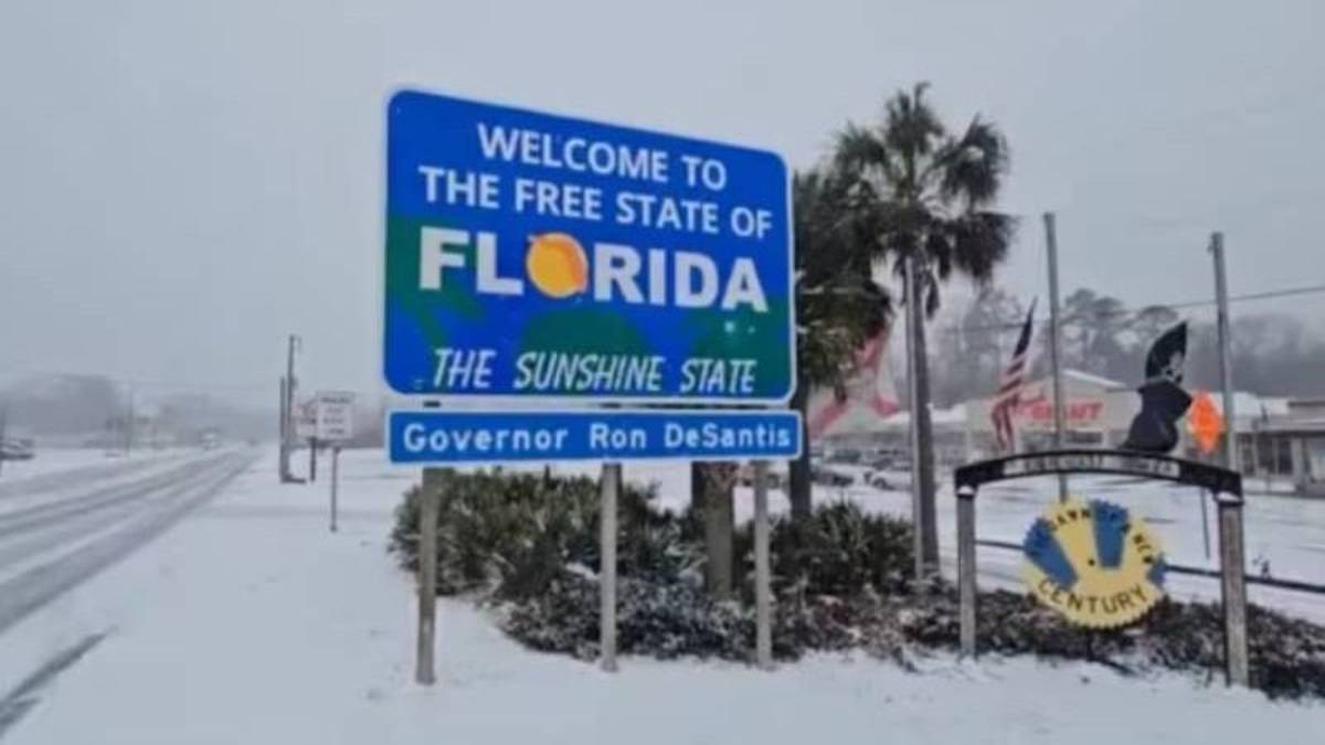Florida cierra enero como el mes más frío en años: ¿Cuánta nieve cayó?