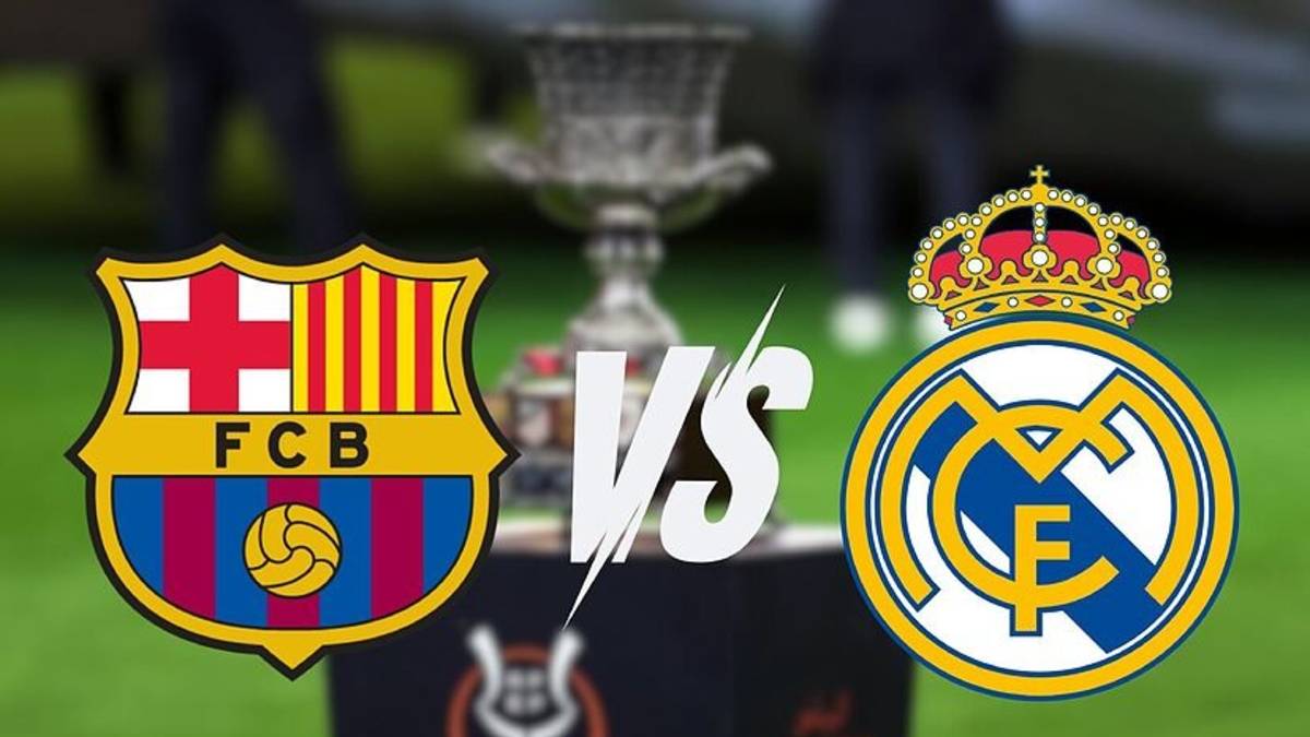 Mira aquí el Barcelona vs Real Madrid: Final Supercopa de España EN ...