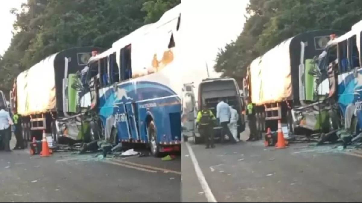 Accidente de tránsito en Colombia: Autoridades confirman dos muertos y más de 30 heridos