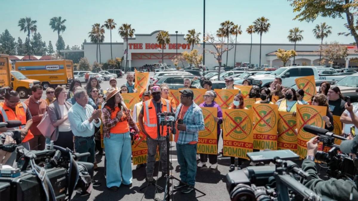 Redada ICE en Pomona: arrestan cerca de 20 jornaleros afuera de un Home Depot