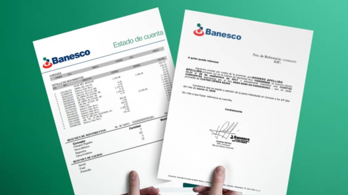 Pasos para tramitar la referencia bancaria desde Banesco Online: viene ...
