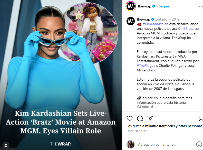 Live action de las ‘Bratz’: Kim Kardashian se une a la producción de la ...