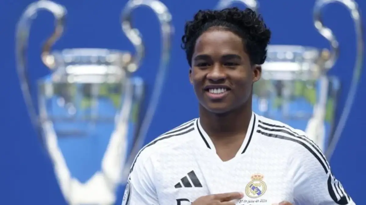 La Novia de Endrick Felipe demostró su apoyo al Real Madrid con ...