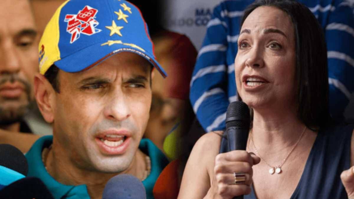 "Es el momento": Capriles hace sugerencia a María Corina Machado ante ...