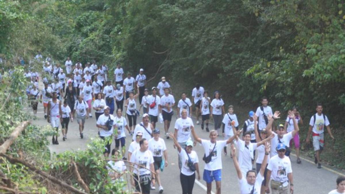 Así comienza la caminata de San Sebastián