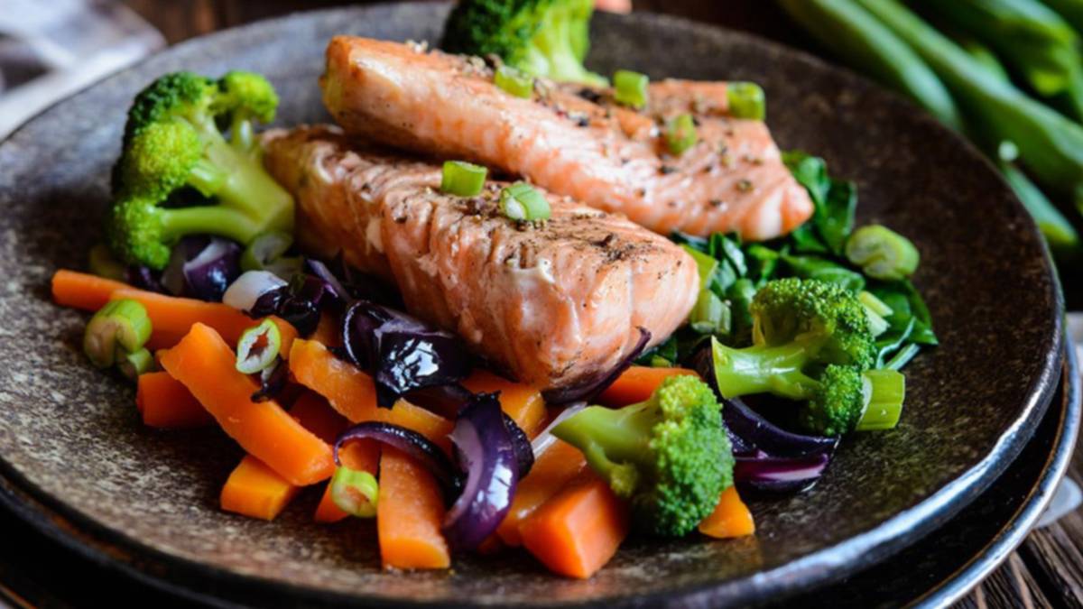 Combinación perfecta: filete de pescado y verduras