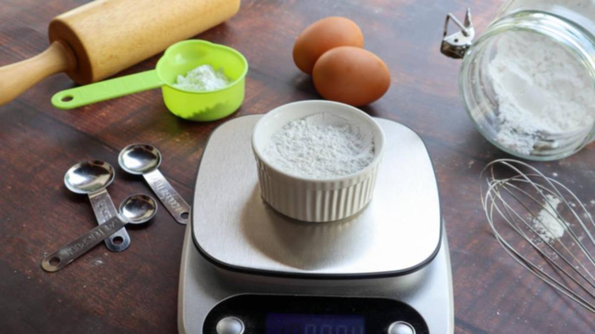 Medidas para pesar las cantidades exactas de alimentos