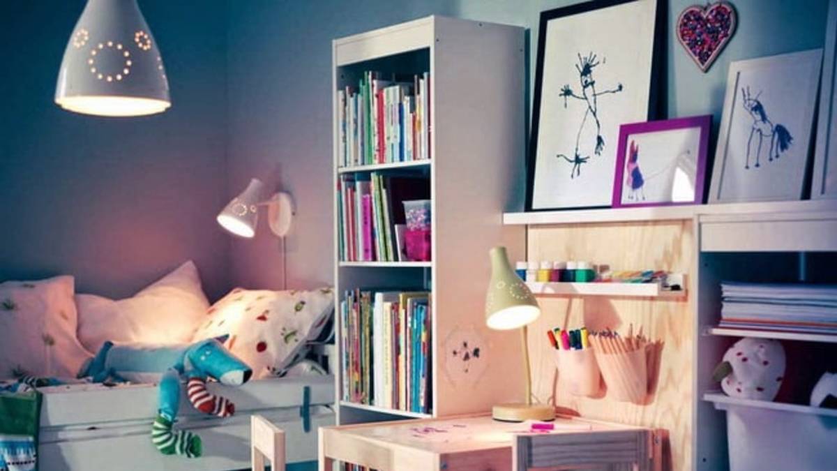 Cómo elegir las lámparas para el cuarto de las niñas