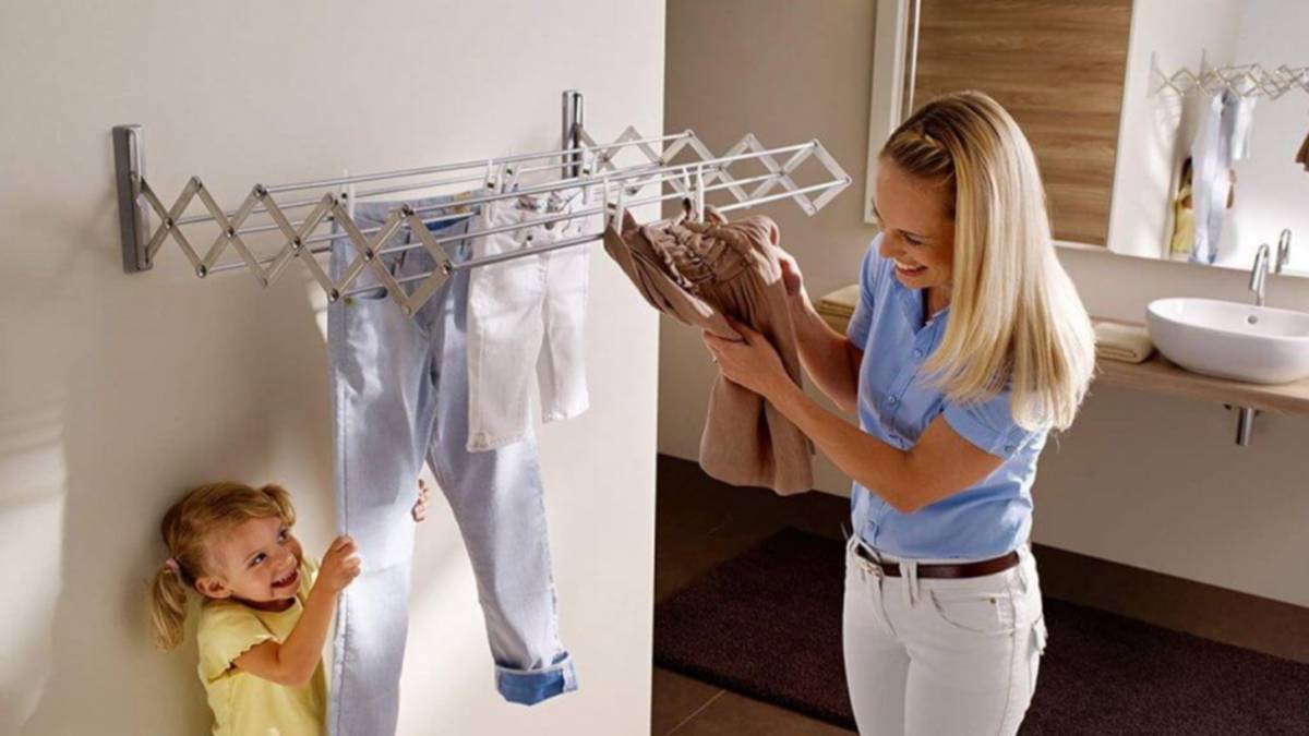 Ideas para tender la ropa en espacios pequeños