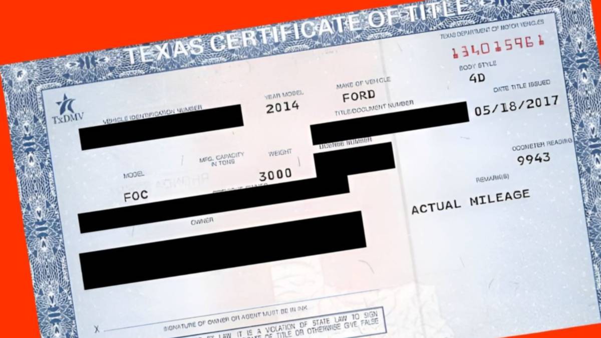 Cambiar el título de auto en Texas: estos son los costos reales que ...