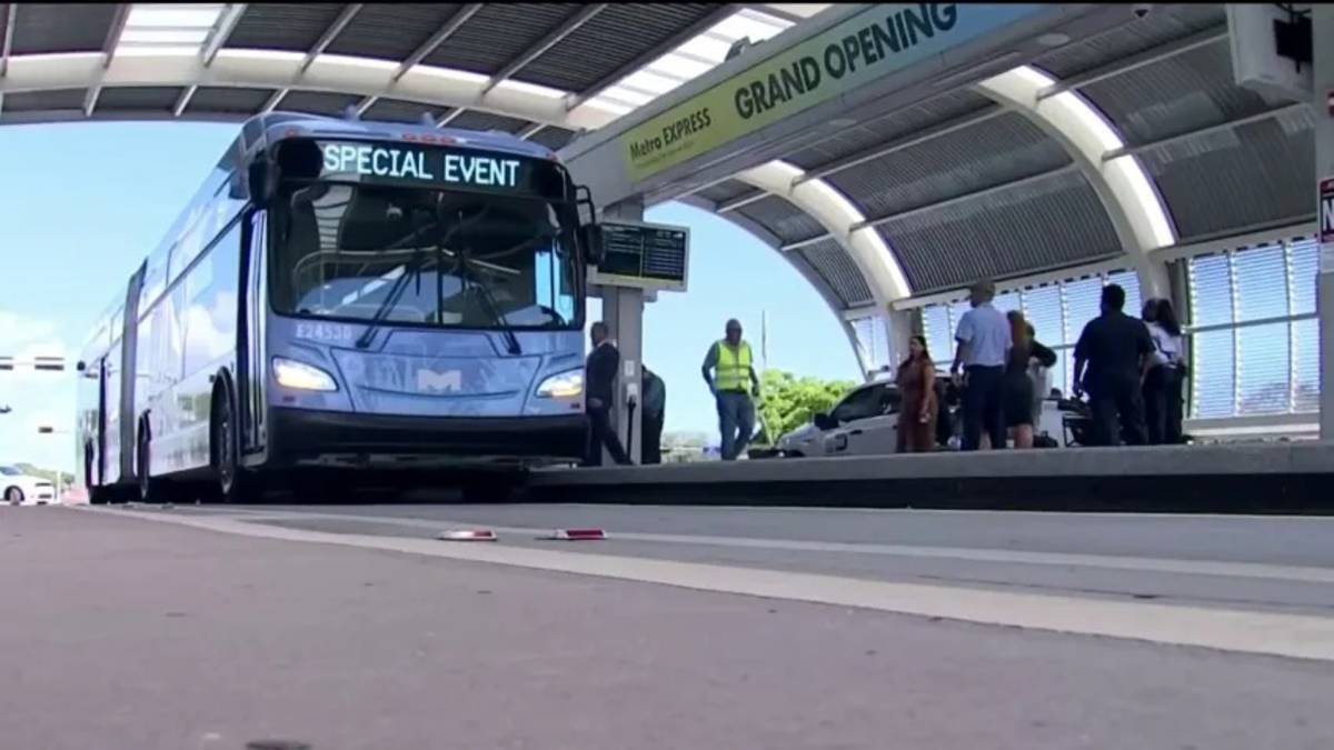 Miami-Dade inaugura el Metro Express 100 % eléctrico: sepa las rutas y ...